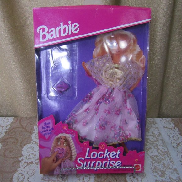 Mattel | Toys | Barbie 993 Barbie Locket Surprise Dress | Poshmark